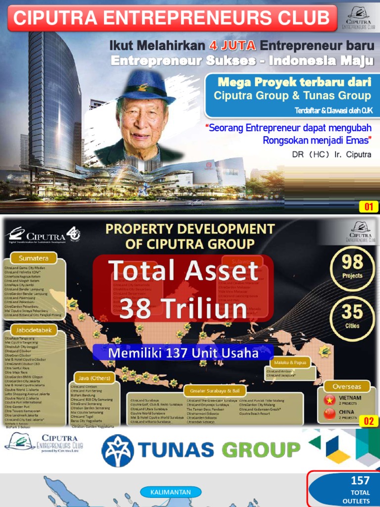 Ciputra Entrepeneur Club Presentation | PDF