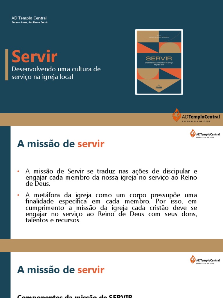 A Missão de Servir | PDF | Presente espiritual | Igreja cristã