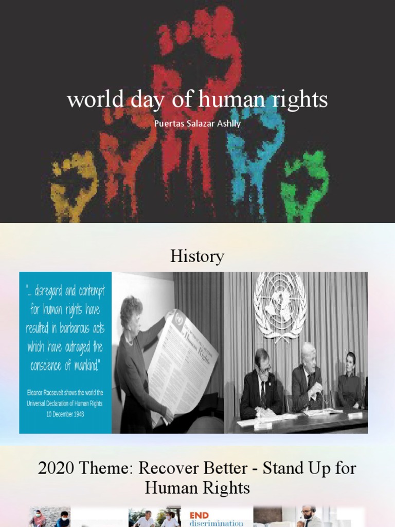 World Day of Human Rights | PDF | Social Science | Law