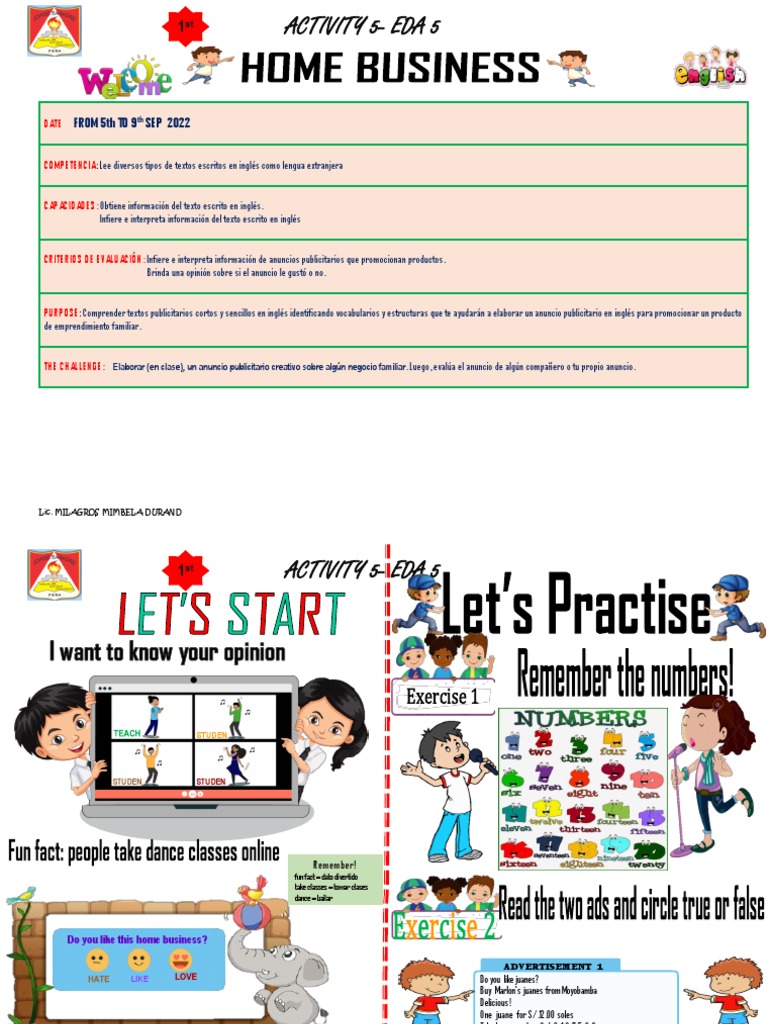 FICHA5 - PRimero Eda 5 | PDF