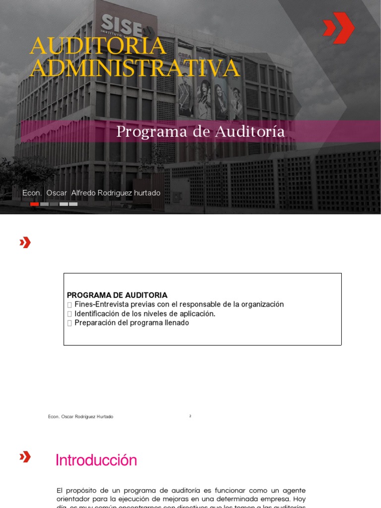 Semana 4. Programa Auditoria Administrativa | PDF | Auditoría | Business