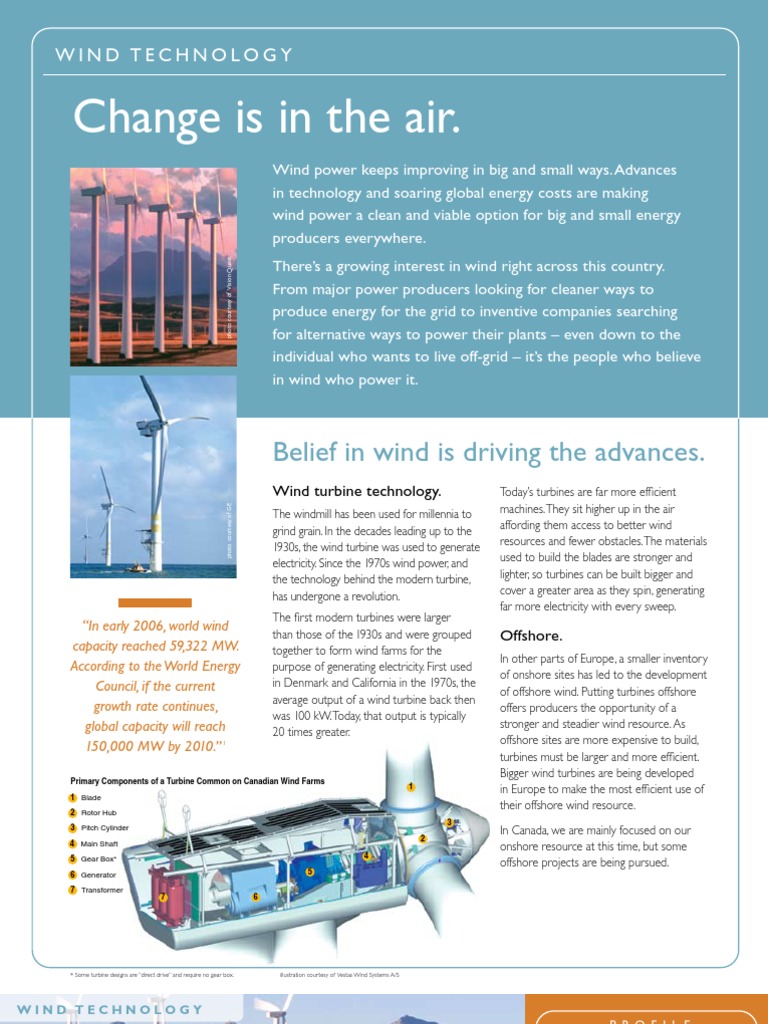 Wind Tech | PDF | Wind Power | Wind Turbine