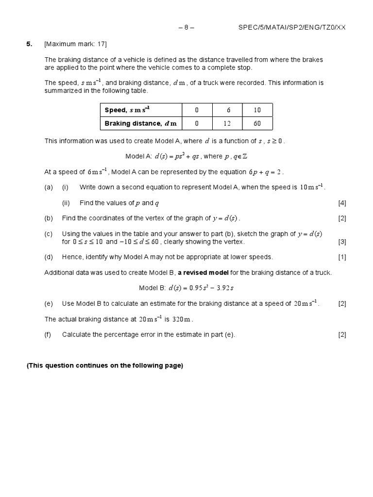 Example Questions-3 | PDF | Speed | Mathematics