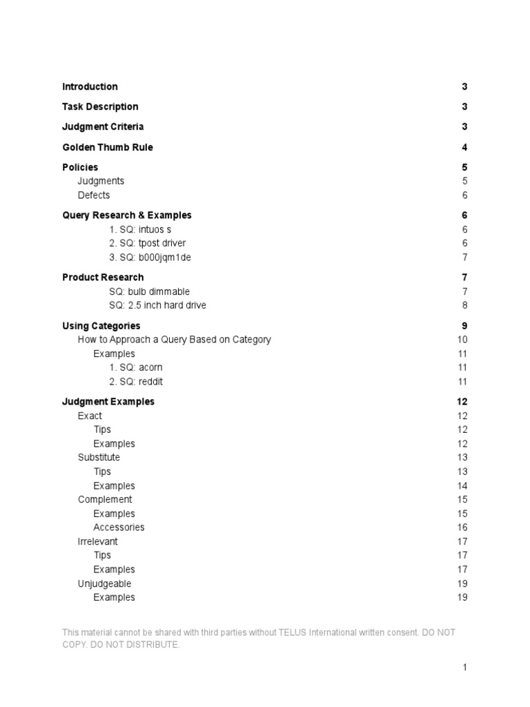 02.query and ESCI Guidelines | PDF | Manufactured Goods | Computer Hardware