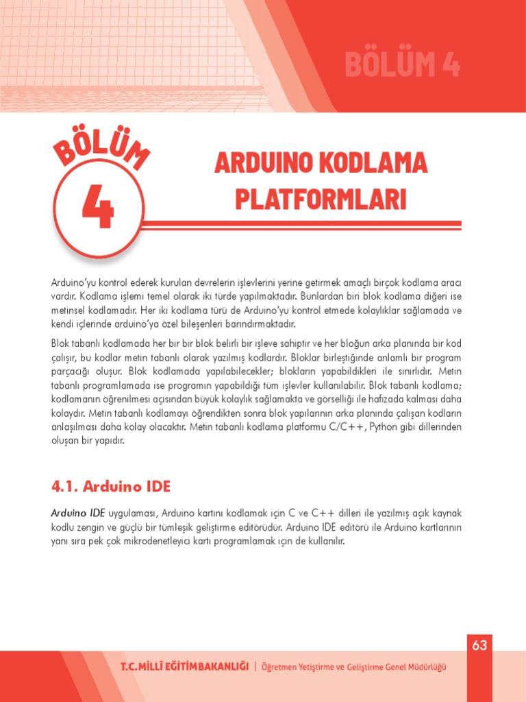 Arduino Kodlama Platformlari | PDF