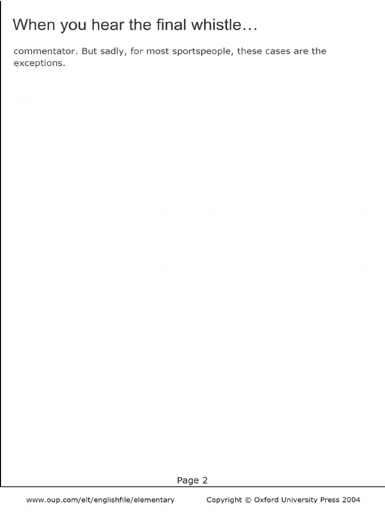 002 - When You Hear The Final Whistle | PDF