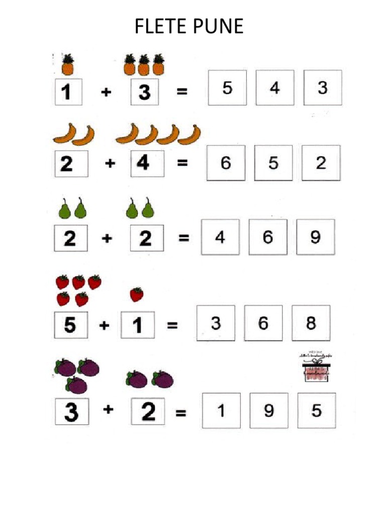 Flete Pune Matematike | PDF