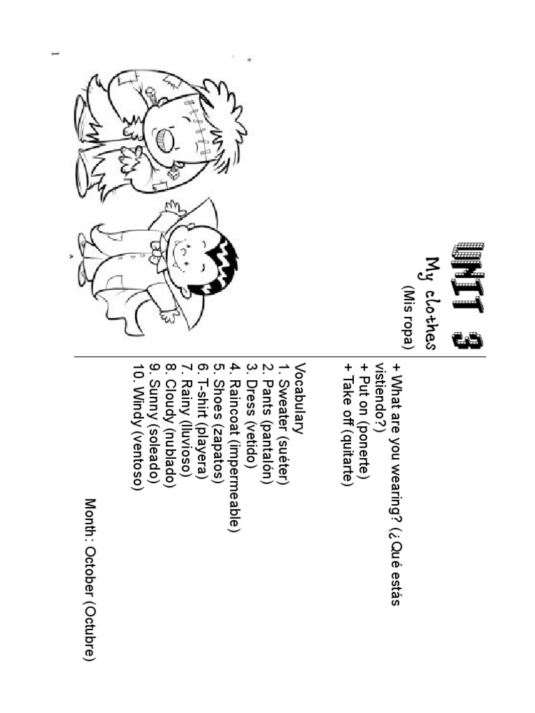 P2 Clothes Unit | PDF