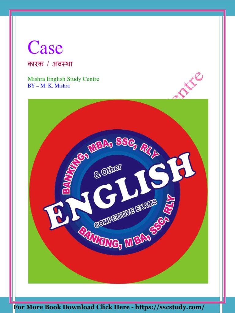 Understanding English Grammar Cases | PDF | Linguistics | Linguistic ...