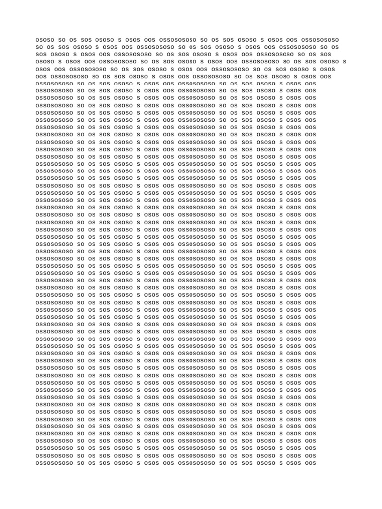 Ososo So Os Sos Ososo S Osos Oos Ossos | PDF
