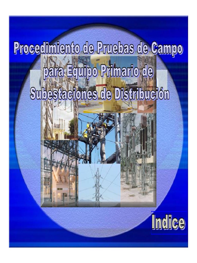 Pruebas Campo Subestaciones | PDF | Transformador | Resistor