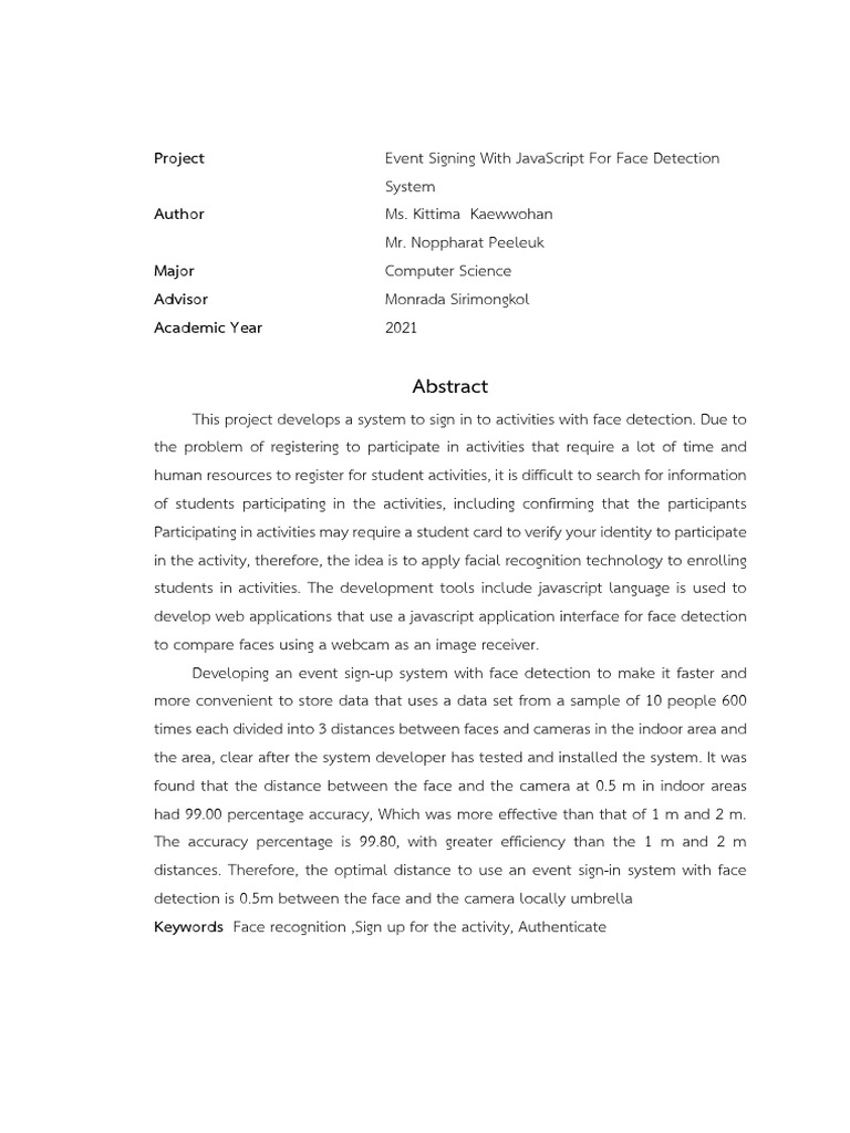 Faceapi Js Pdf Pdf