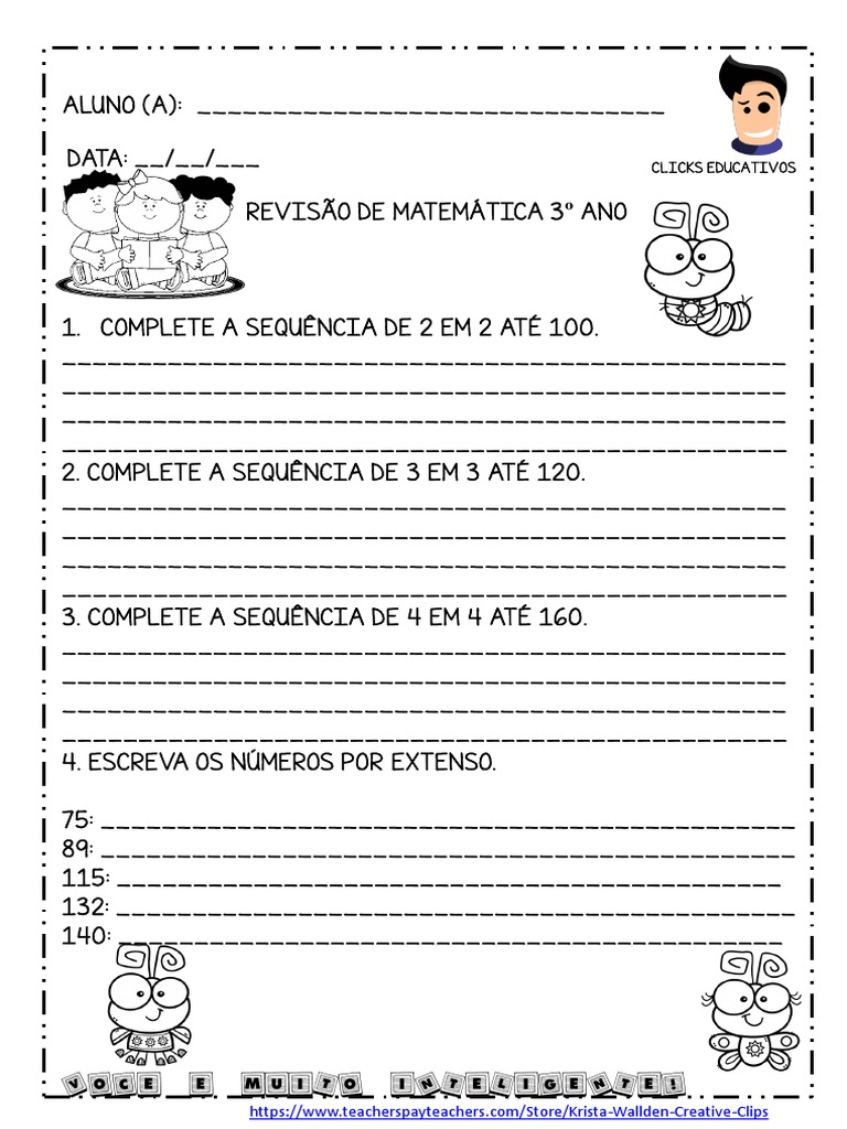 Matem+ítica 3 - Ano REVIS+âO | PDF