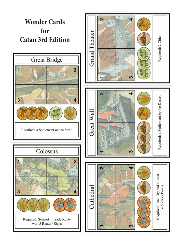 Wonders of Catan | PDF