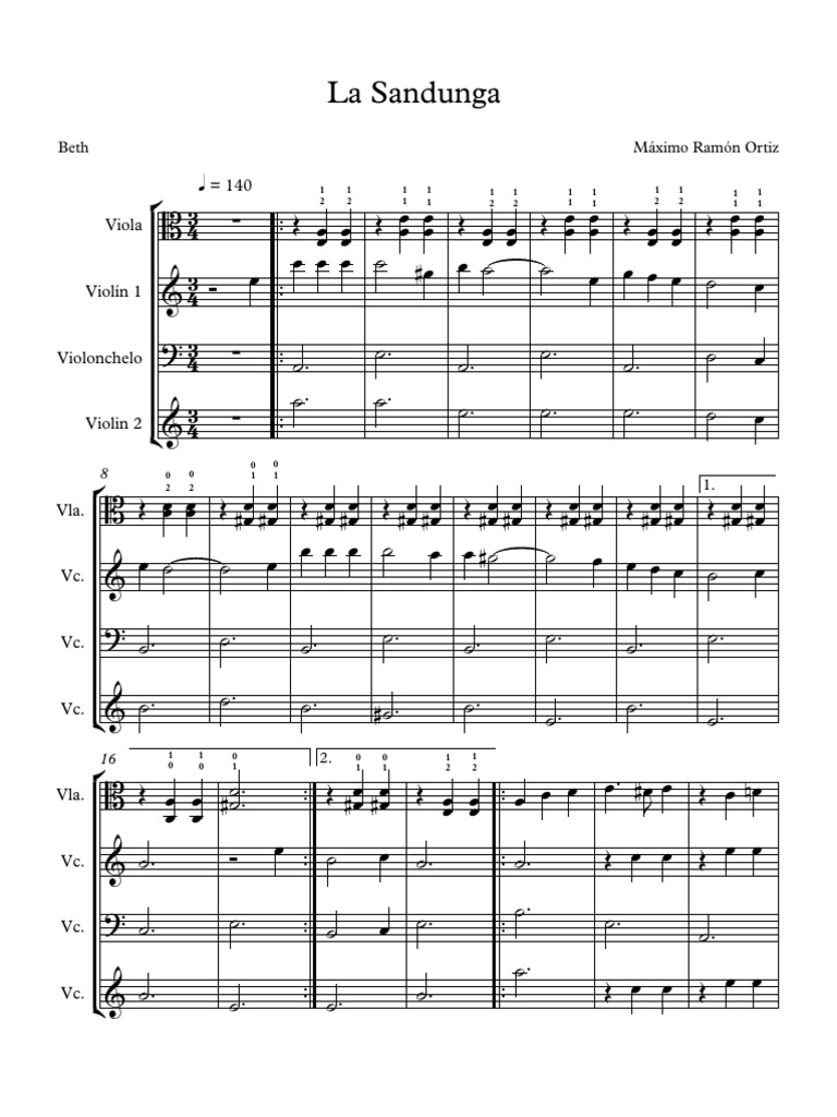 La Sandunga Partitura y Partes | PDF | Théorie (échecs) | Échecs