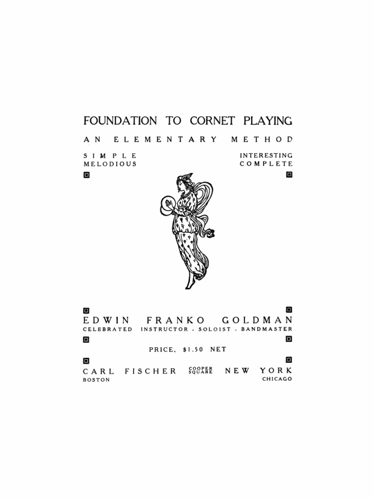 Goldman Foundation To Cornet Playing | PDF