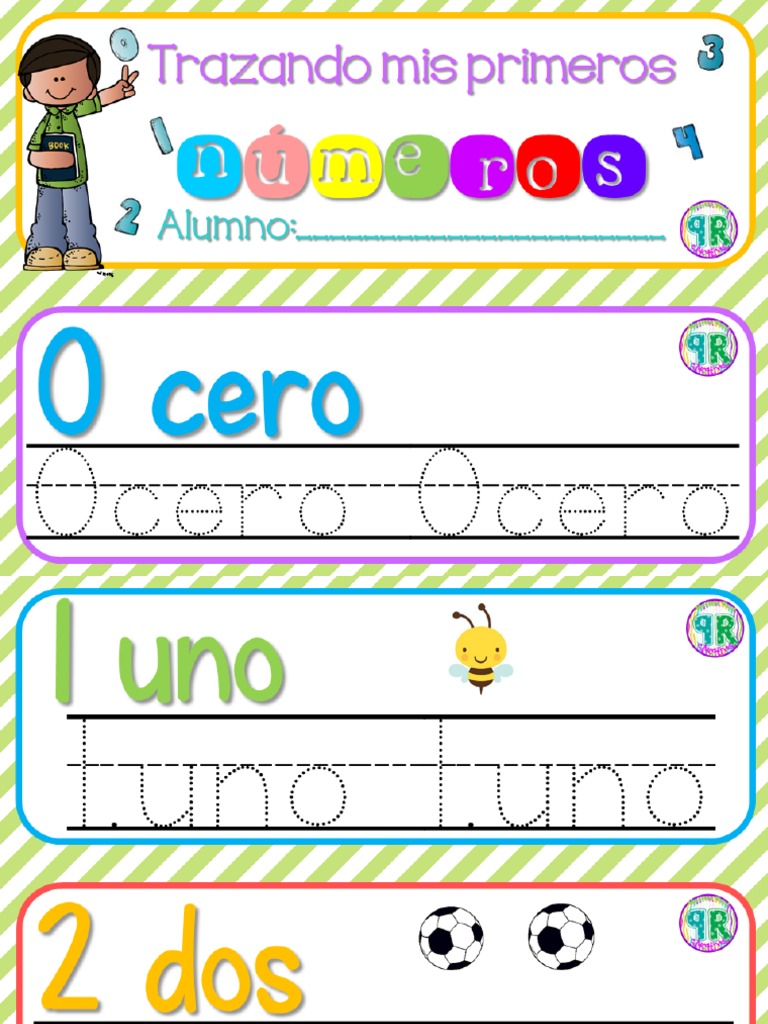 Trazando Mis Primeros Números Compartir | PDF
