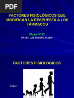 Clase 03 - Factores Patologicos Que Modifican La Respuesta A Los ...