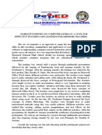 Project Monitoring Report Template | PDF | Learning | Teachers