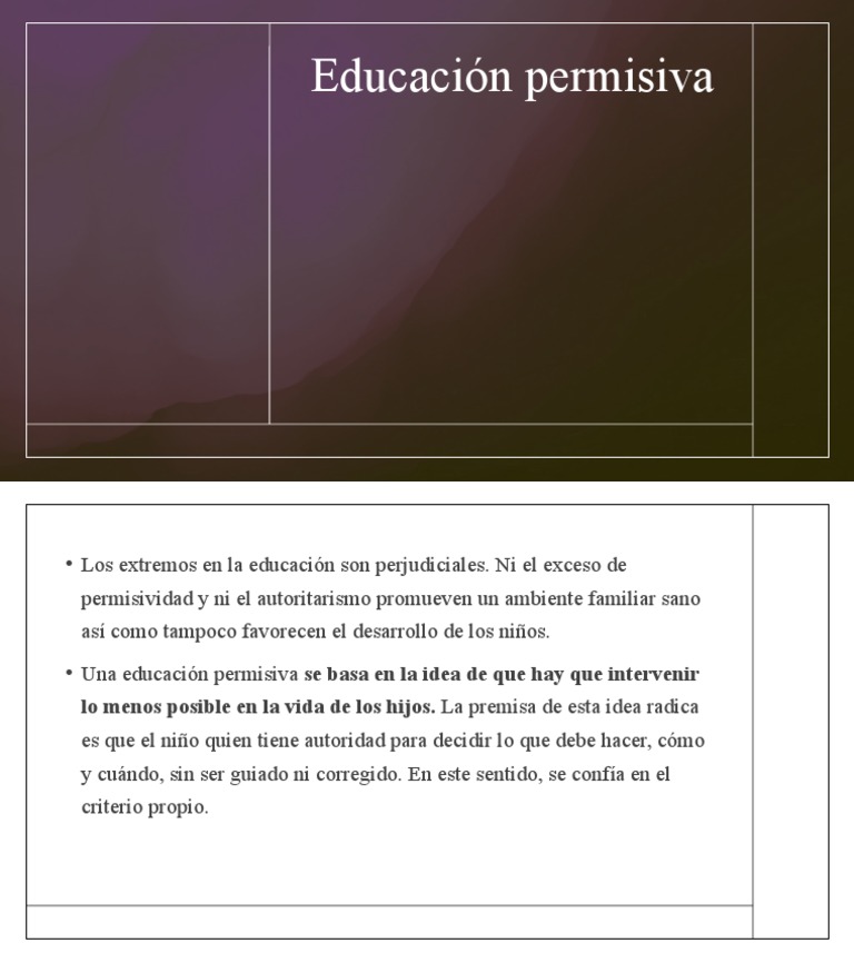 Educación Permisiva | PDF