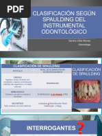 Clasificacion Spaulding | PDF | Esterilización (Microbiología) | Infección