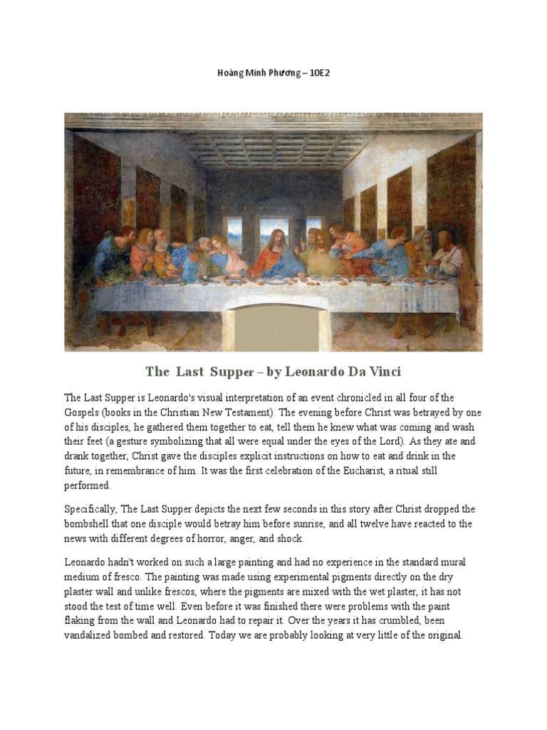 The Last Supper | PDF | Last Supper | Jesus