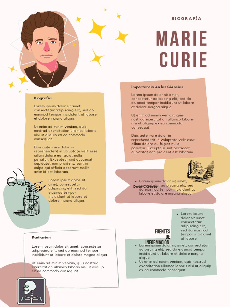 Documento Biografía Científica Marie Curie | PDF