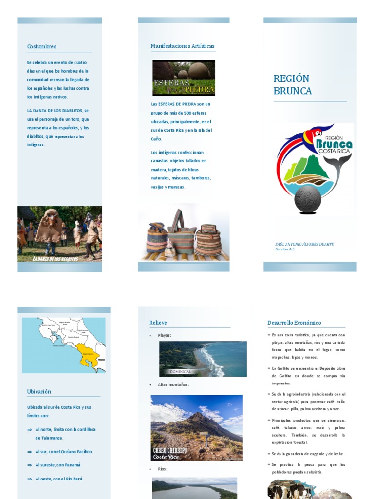 Región Brunca | PDF | Costa Rica
