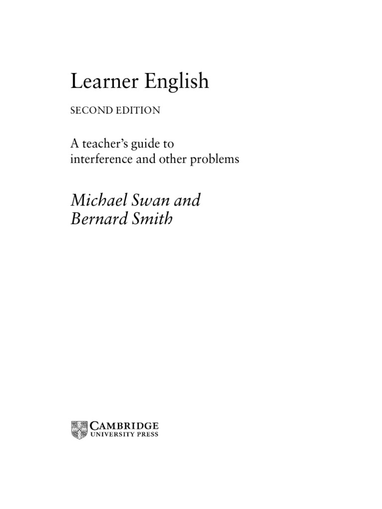 Swan - Learner English | PDF