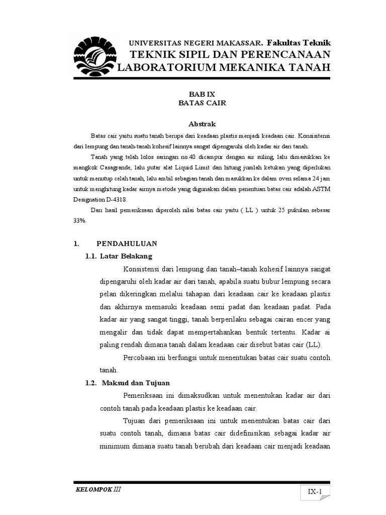 BAB IX Batas Cair | PDF | Griya & Taman | Sains & Matematika