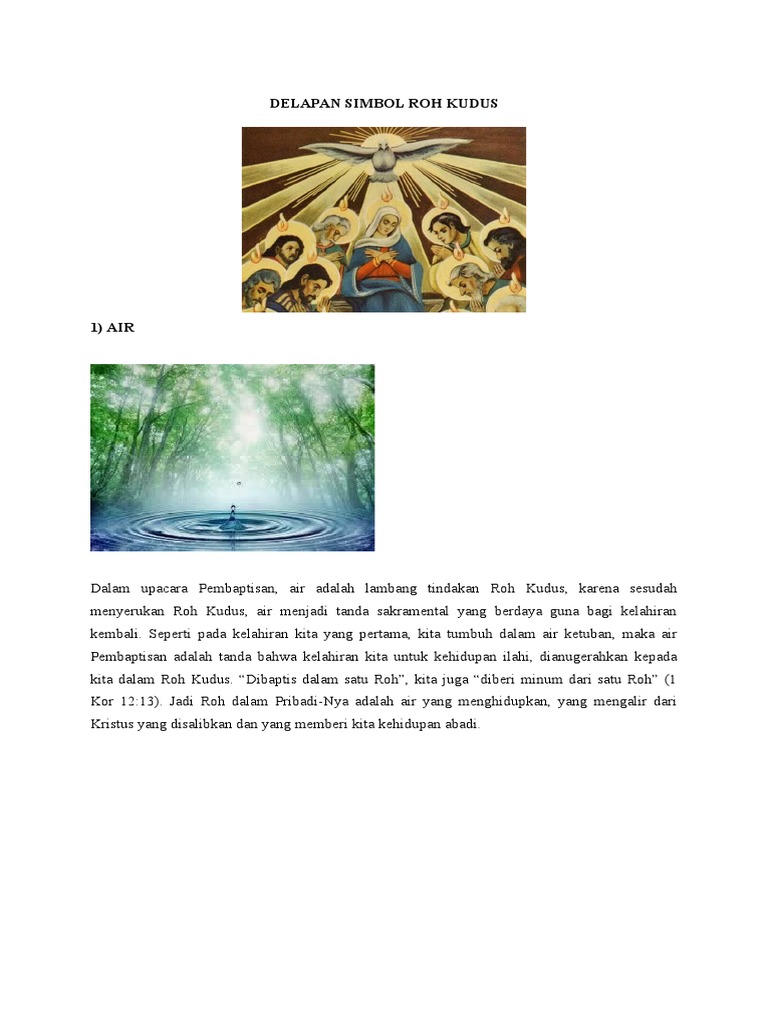 Simbol Roh Kudus dalam Kekristenan | PDF