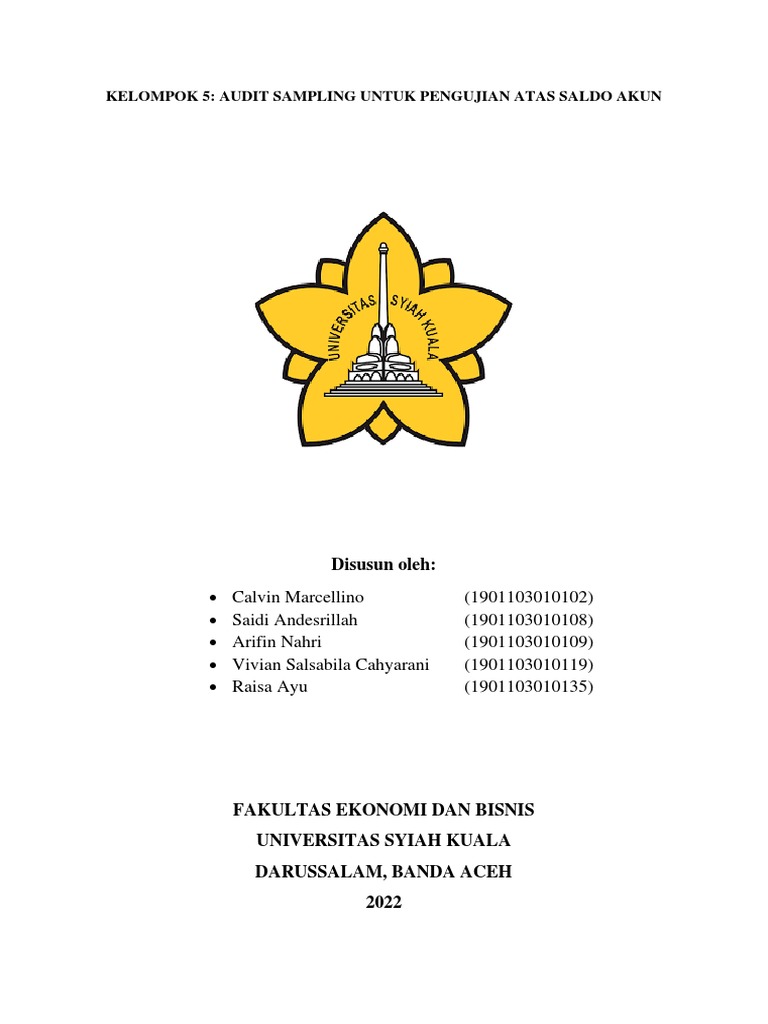 Soal Dan Jawaban Kelompok 5 Auditing II | PDF