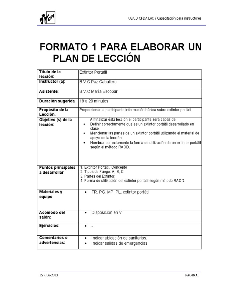 Plan de Leccion-Paz | PDF