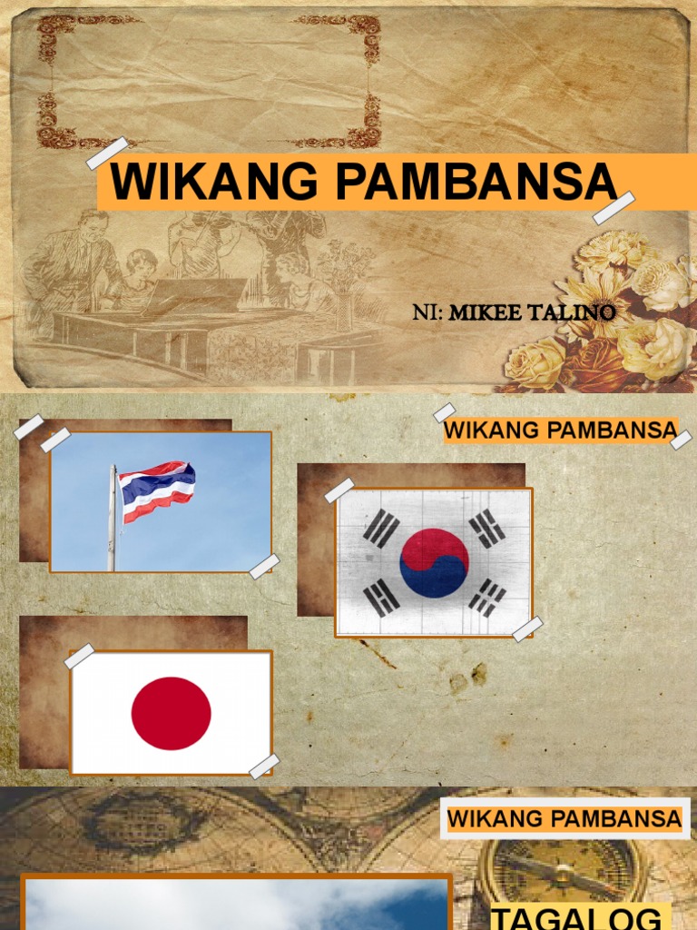 Wikang Pambansa | PDF