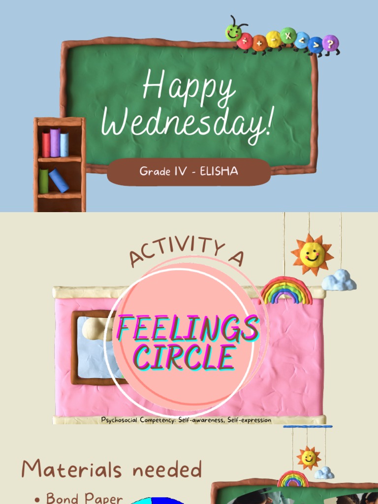 Feelings Circle Activity | PDF | Psychology | Cognitive Science