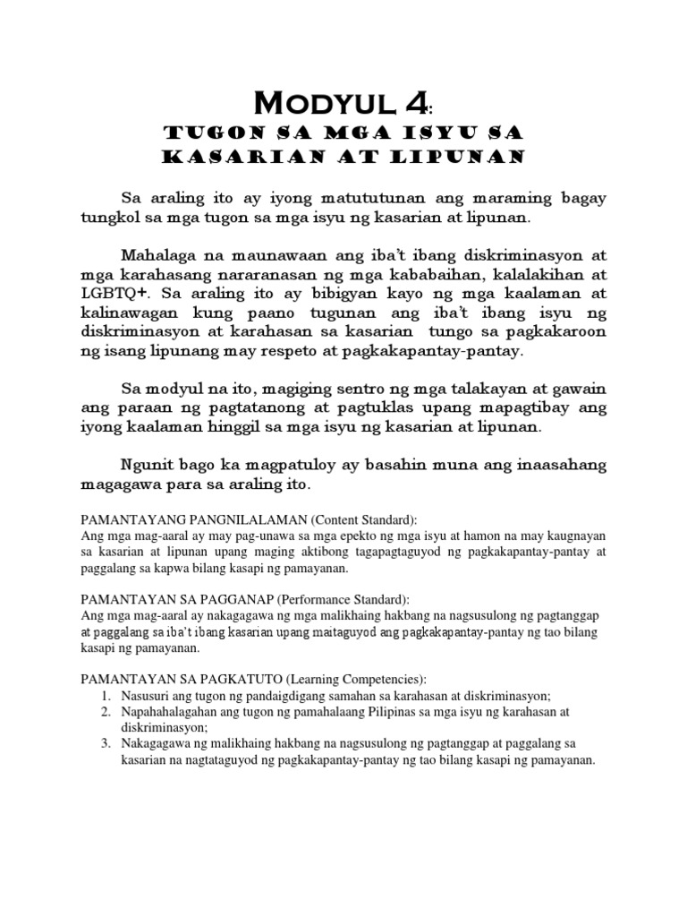 Revised Final Module 4 | PDF