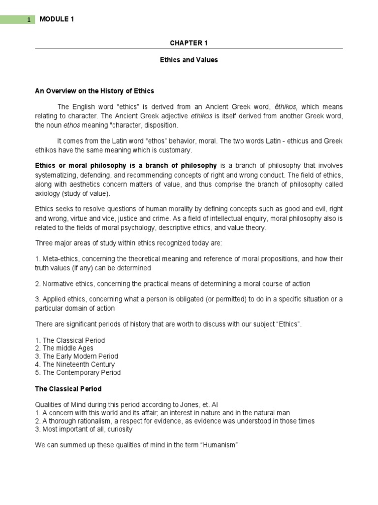 Module 1 Crim 4 | Download Free PDF | Morality | Courage