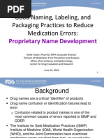 NCC MERP Medication Error Categories | PDF
