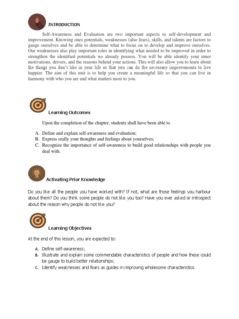 Self - Awareness Annotated Reviewer | PDF | Self Awareness | Consciousness