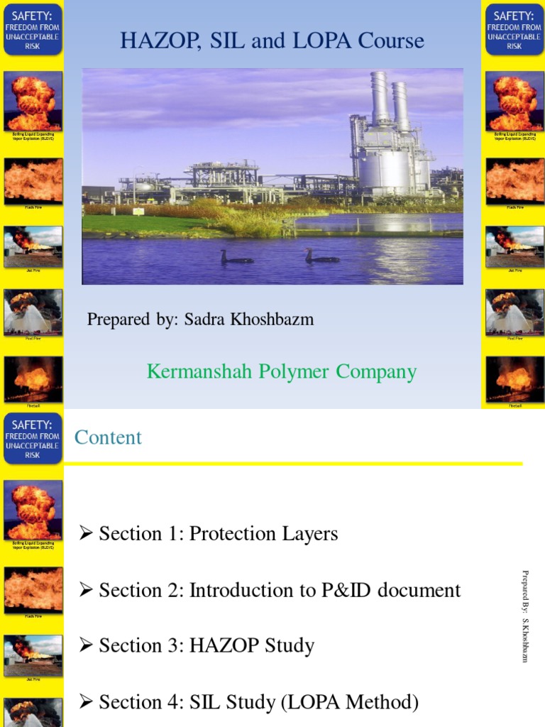 Process Safety Lopa Sil Hazop 1662875531 | PDF | Valve | Risk