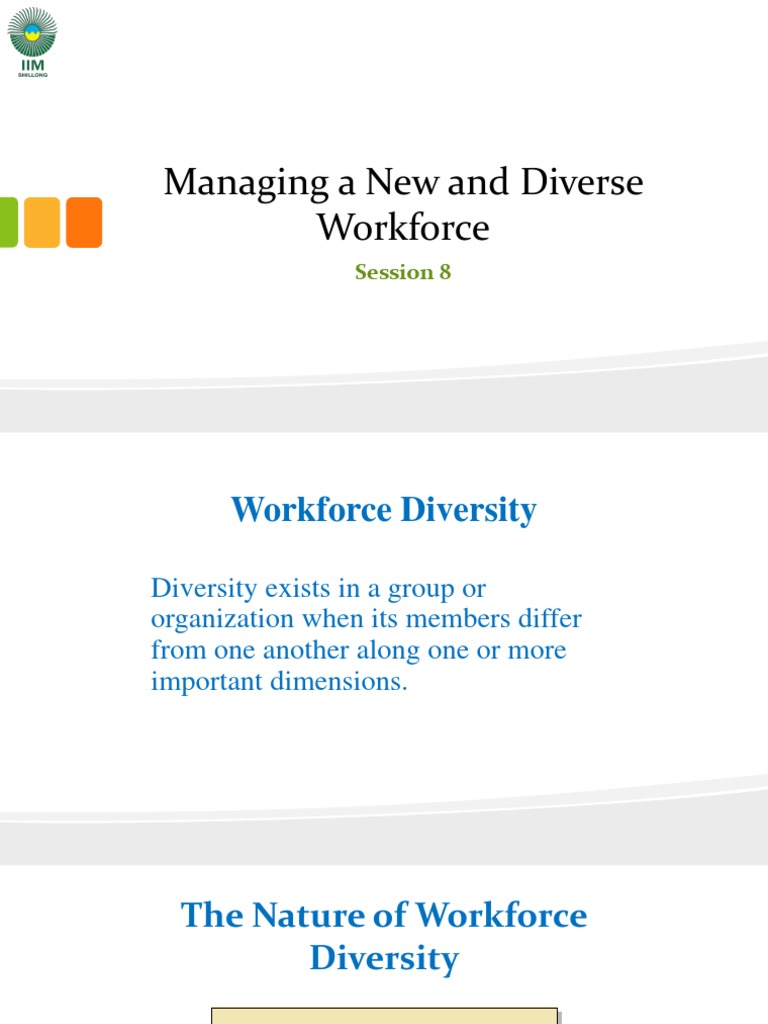 Managing Diverse Workforce | PDF | Multiculturalism | Employment