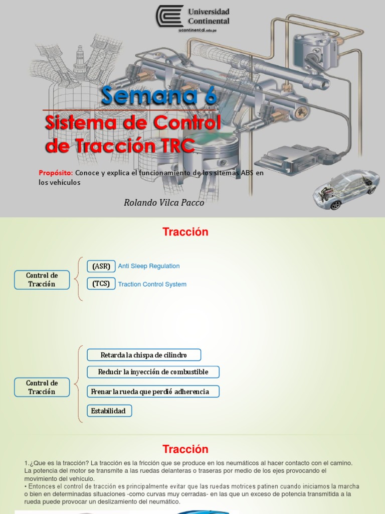 04 Sistema de Control de Tracción TRC | PDF | Sistema de freno ...