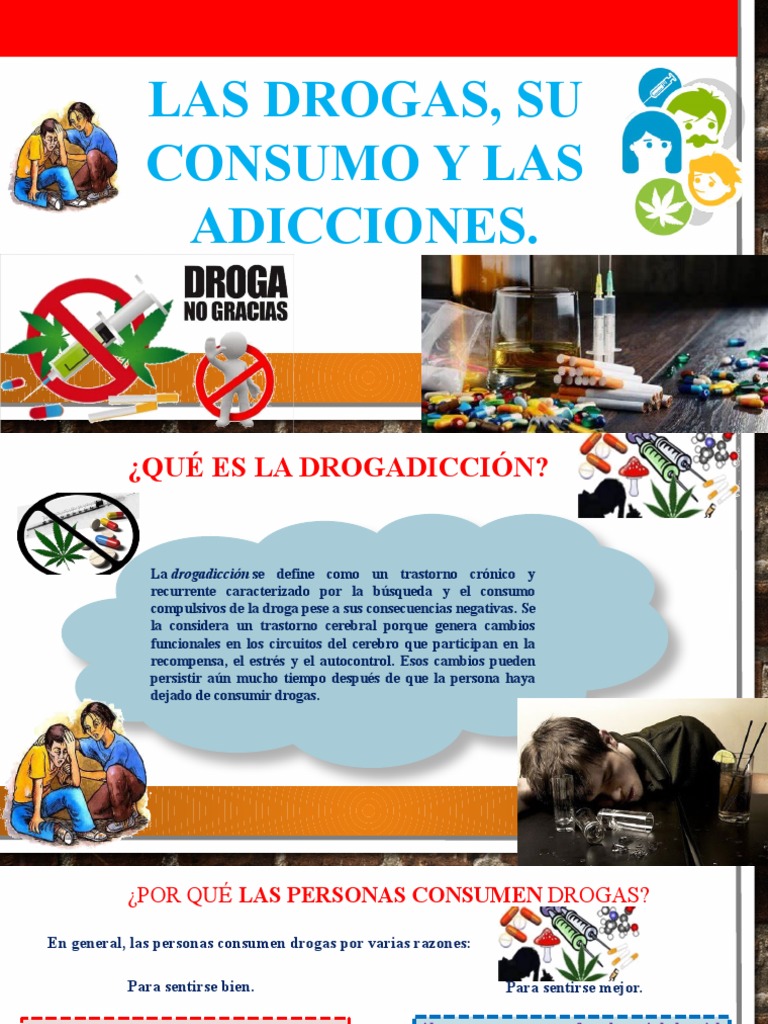 Las Drogas y Su Consumo | PDF | La dependencia de sustancias | Despachador de drogas