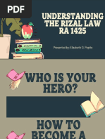 Pros and Cons of The Rizal Law | PDF | Philippines