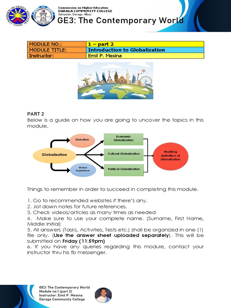 GE3 Module 1 PART 2 | PDF | Globalization | Nationalism