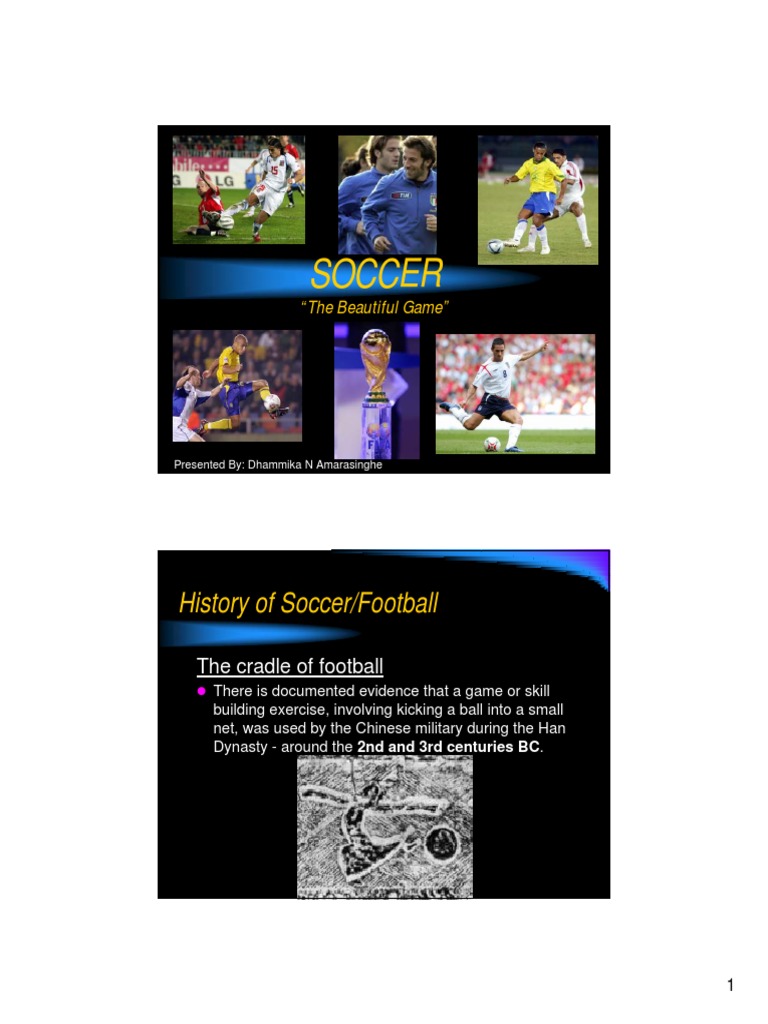 SOCCER | PDF | Association Football | Games Of Physical Skill