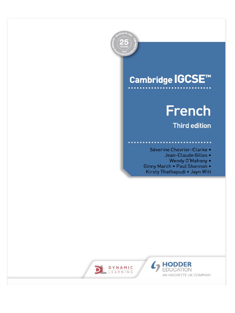 IGCSE 0520 - Hodders 3rd Edition | PDF