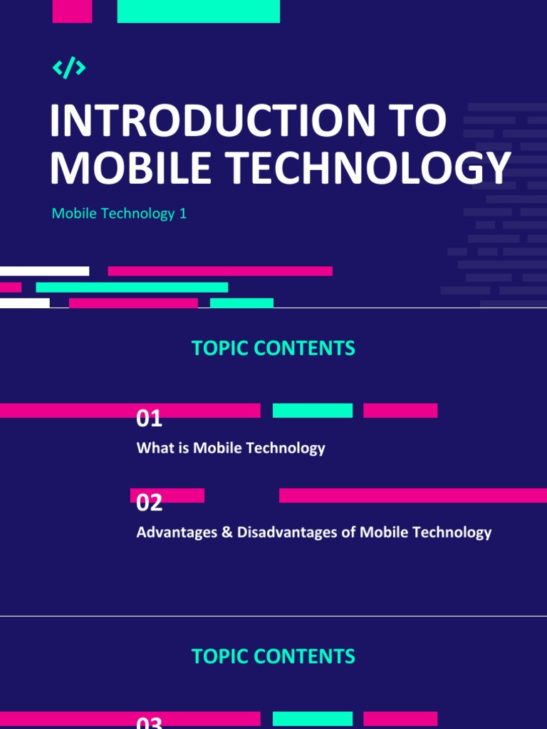 Mobile Tech Insights for Beginners | PDF | Internet Of Things | Mobile App