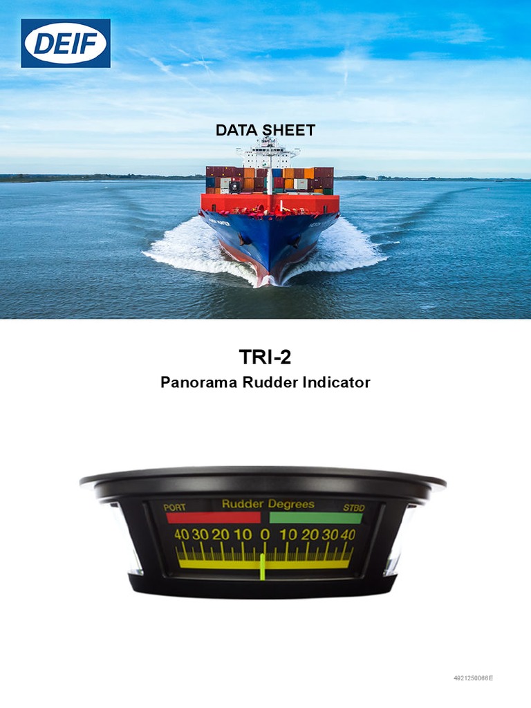 TRI-2 Panorama Rudder Indicator Guide | PDF | Electrical Engineering ...