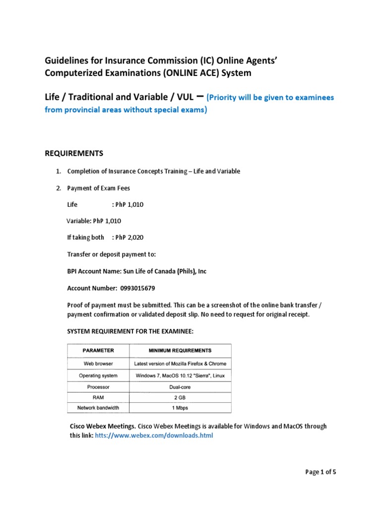 Guidelines For Online IC - ACE | PDF | Test (Assessment) | Computing